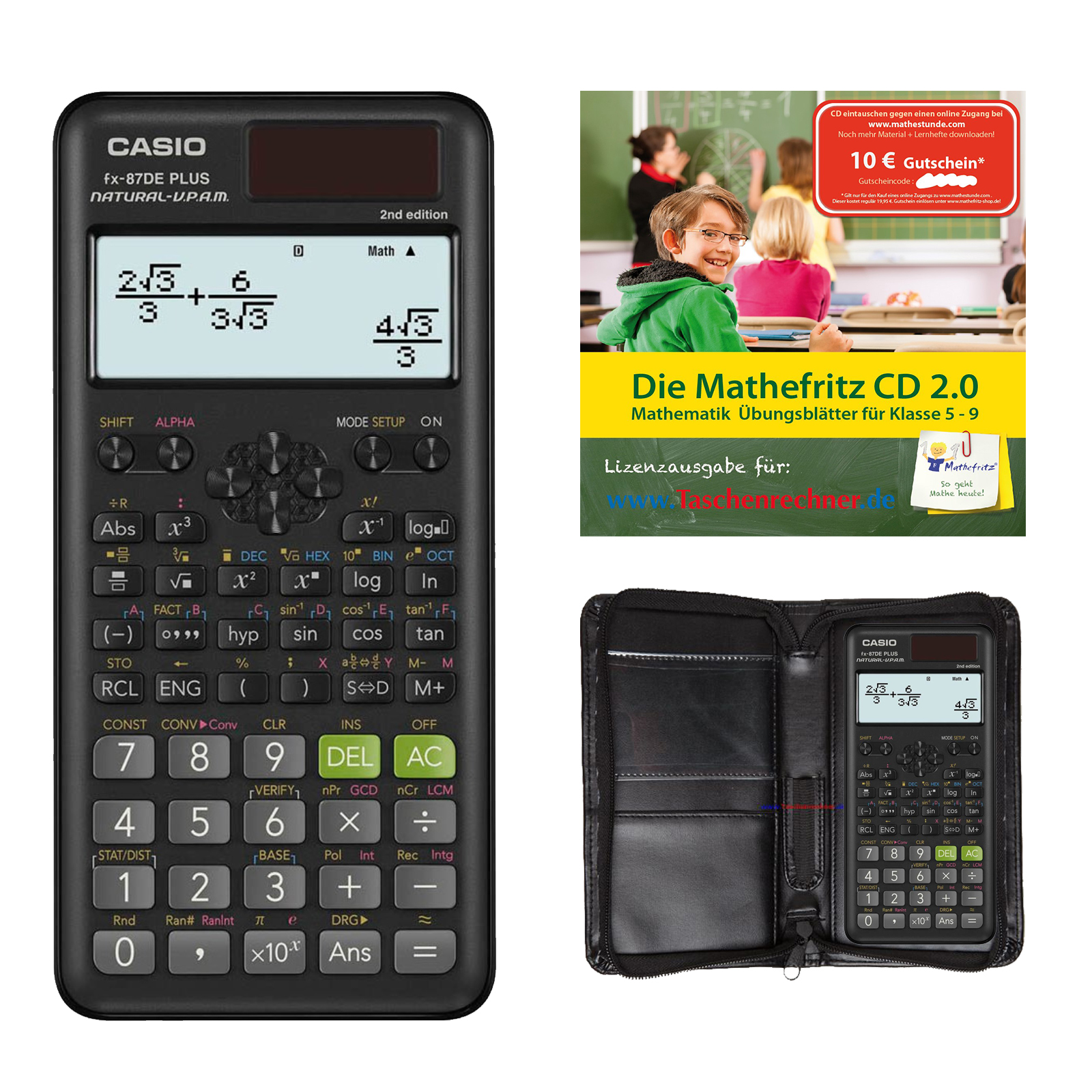 Casio FX 87DE Plus 2 Ab 17 95 Online Kaufen