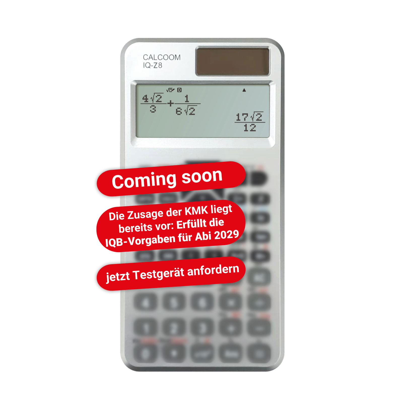 CALCOOM IQ-Z8 - ab 14,95 ? - Online kaufen - IQB 2029-Vorgaben für Abitur werden erfüllt